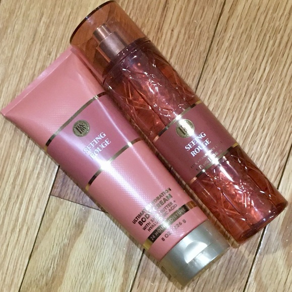 Bath & Body Works | Bath & Body | Nwt Bath Body Works Seeing Rouge 2 ...
